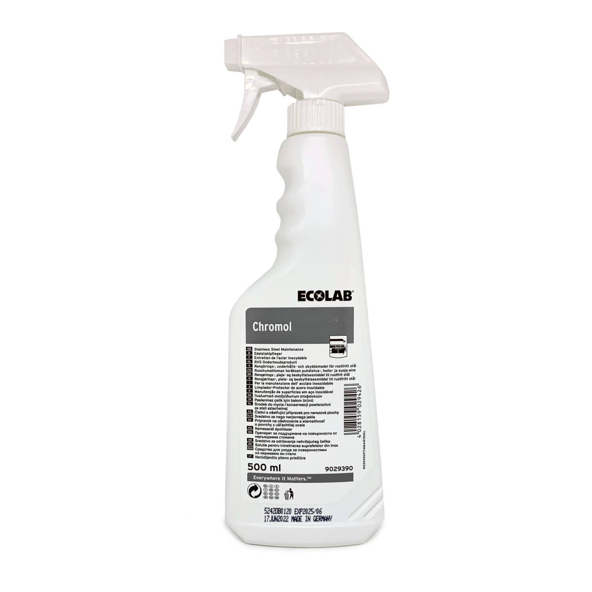 Ecolab Chromol stålrens 500ml - STÅLRENS - R1 WEBSHOP